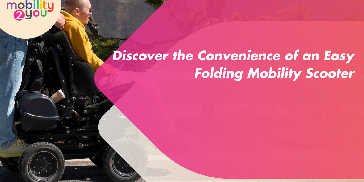 Easy Folding Mobility Scooter for Everyday Convenience — Mobility 2 You