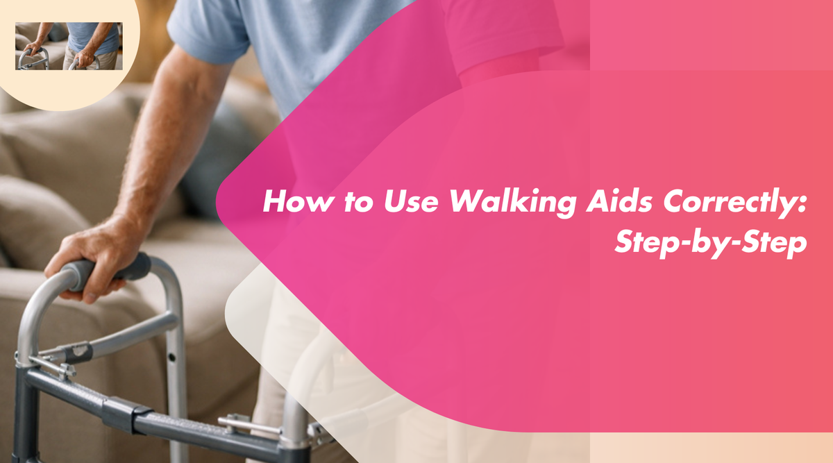 How to use Walking Aids correctly | Step-by-Step for better stability ...